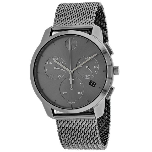 Movado | Accessories | Movado Bold Thin Chronograph Grey Mens Watch ...